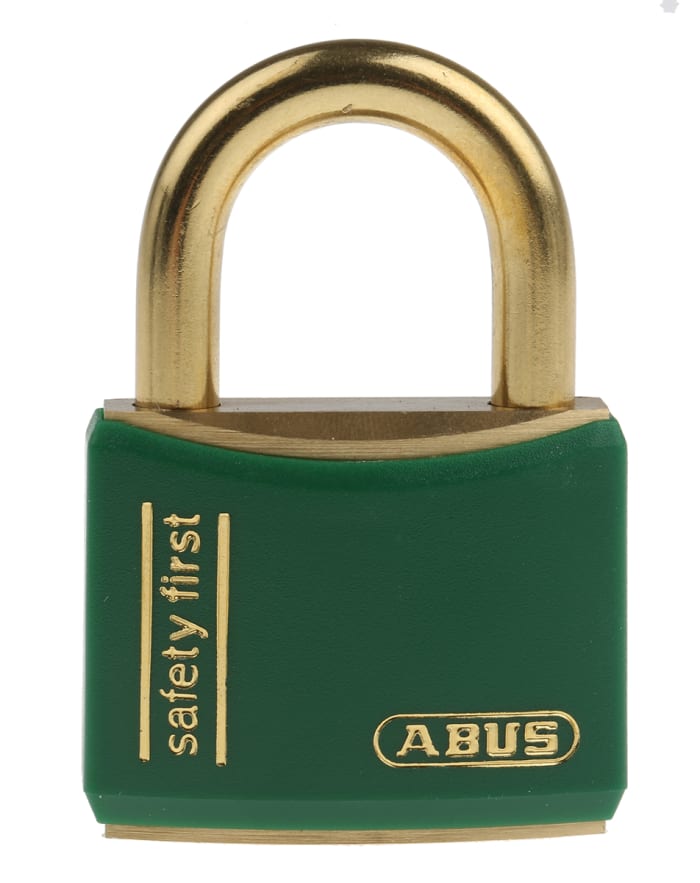 XR0084G 40 ABUS | ABUS Key Weatherproof Brass Safety Padlock, 6mm ...