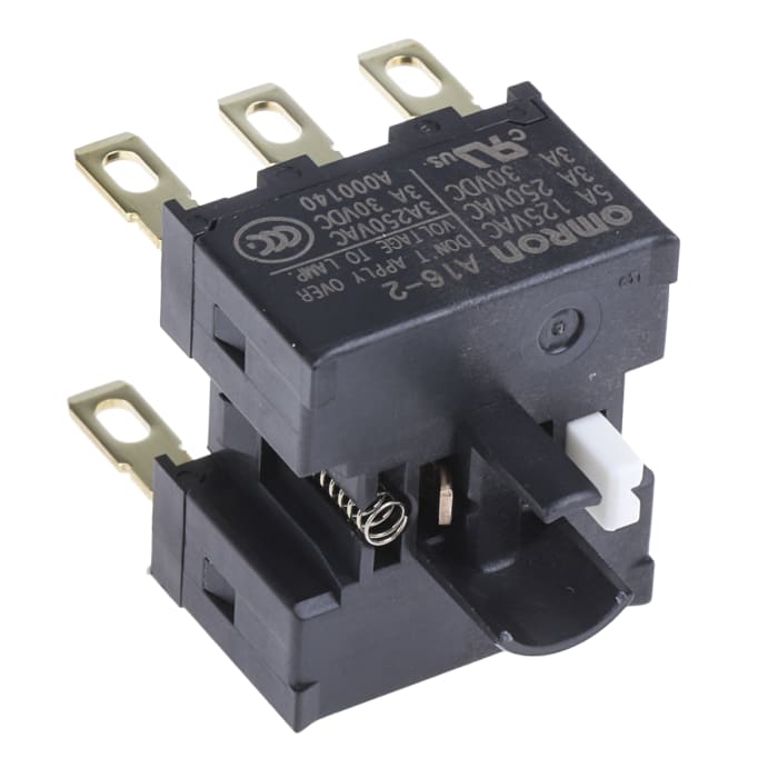 A16-2 Omron | Omron Contact Block for Use with Push Button Switch, 2CO ...