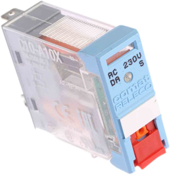 C10-A10X / AC 230 V Releco | Releco PCB Mount Power Relay, 230V ac Coil, 10A Switching Current ...