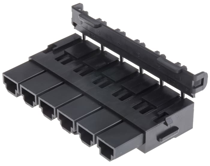 42816-0612 Molex | Molex, Mini-Fit Sr Female Connector Housing, 10mm Pitch, 6 Way, 1 Row | 342 ...