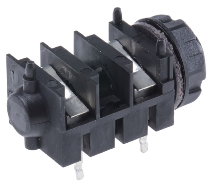 RS PRO | RS PRO Jack Connector 6.35 mm PCB Mount Stereo Socket, 2Pole ...