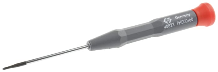 T4882X 000 CK | CK Phillips Precision Screwdriver, PH000 Tip, 60 mm ...