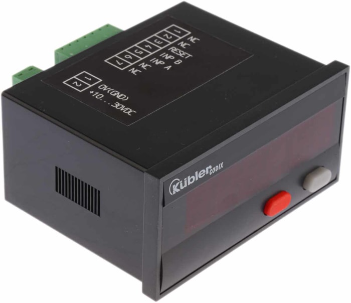 6.544.012.300 Kubler | Kubler CODIX 544 Counter, 6 Digit LED, 60kHz, 10 ...