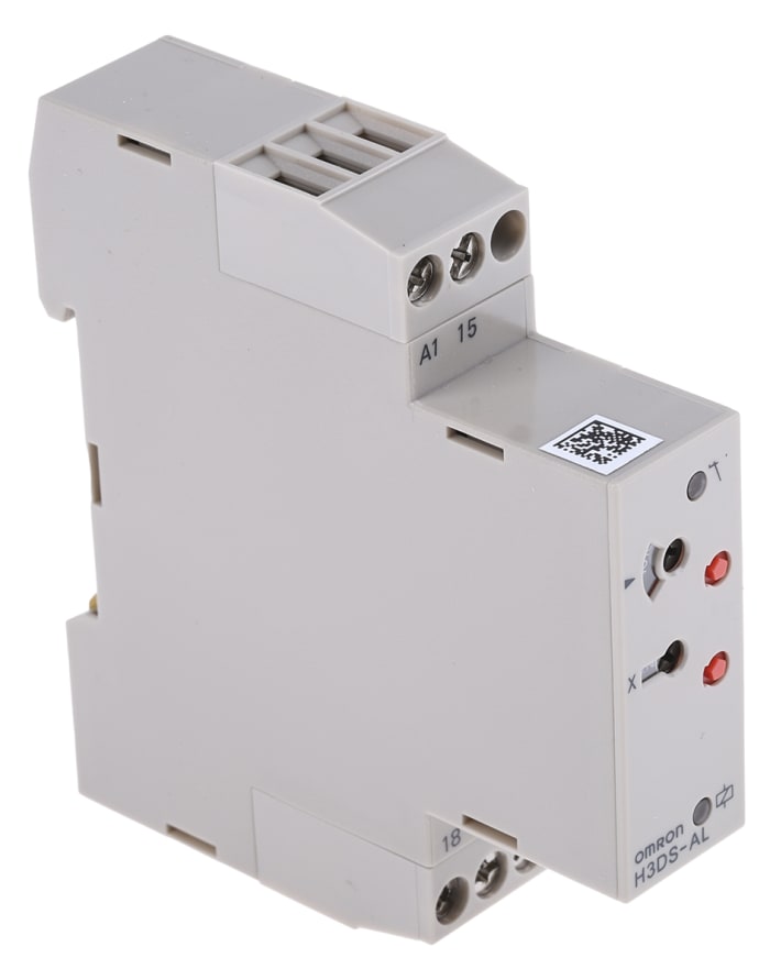 H3DS-AL AC/DC Omron | Omron H3DS Series DIN Rail Mount Timer Relay, 24 → 230 V ac, 24 → 48V dc ...