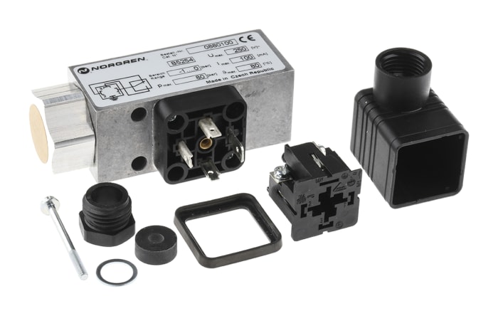 880100000000000 Norgren | Norgren Pressure Switch, G 1/4 -1bar to 0bar ...