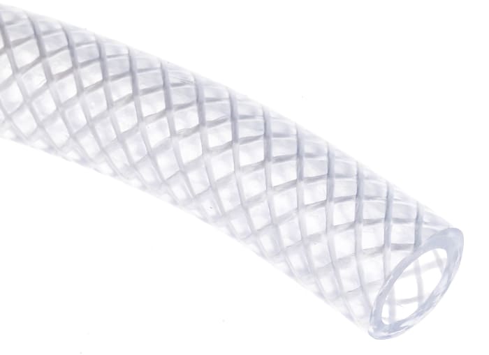 RS PRO | RS PRO PVC, Hose Pipe, 10mm ID, 14mm OD, Clear, 25m | 368-0205 | RS