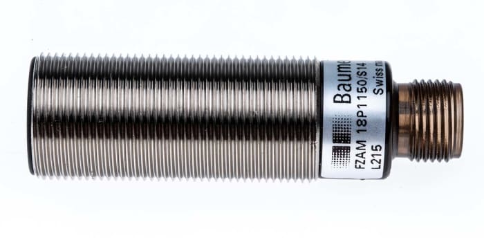 FZAM 18P1150/S14 Baumer | Baumer Diffuse Photoelectric Sensor, Barrel ...