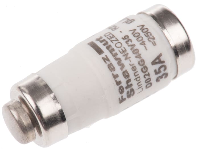 R219826 Mersen | Mersen 35A D02 Neozed Fuse, gG, 400V ac | 377-0285 | RS