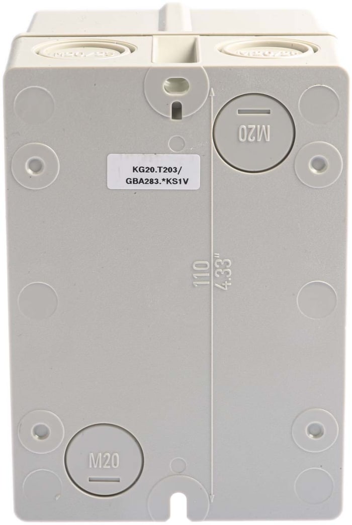 KG20.T203/GBA283.*KS1V Kraus & Naimer | Kraus & Naimer 3P Pole Isolator ...