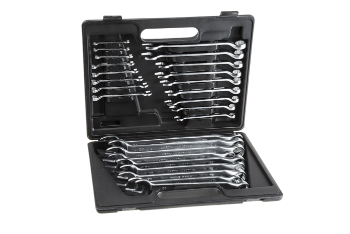 RS PRO | RS PRO 26-Piece Spanner Set, 6 → 30 mm, 32 mm, Chrome Vanadium ... RS PRO | RS PRO 26-Piece Spanner Set, 6 → 30 mm, 32 mm, Chrome Vanadium ...