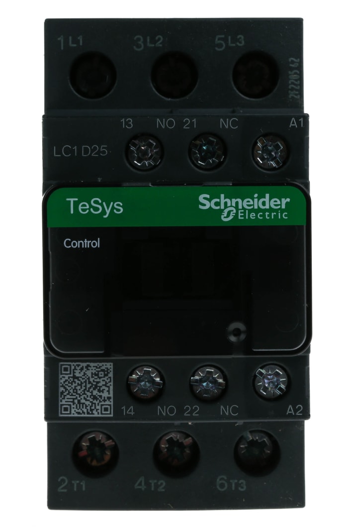 LC1D25P7 Schneider Electric | Schneider Electric LC1D Series Contactor, 230 V ac Coil, 3-Pole ...