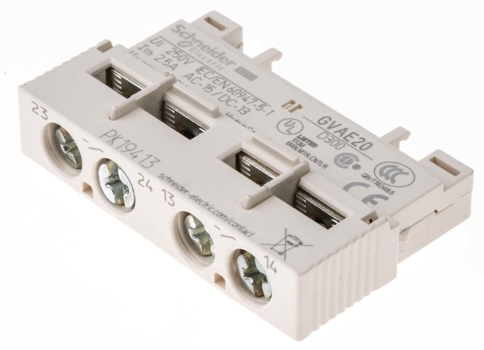 GVAE20 Schneider Electric | Schneider Electric Auxiliary Contact, 2 ...