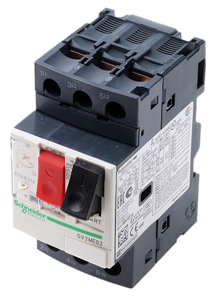 GV2ME02 Schneider Electric | Schneider Electric 0.16 → 0.25 A TeSys ...