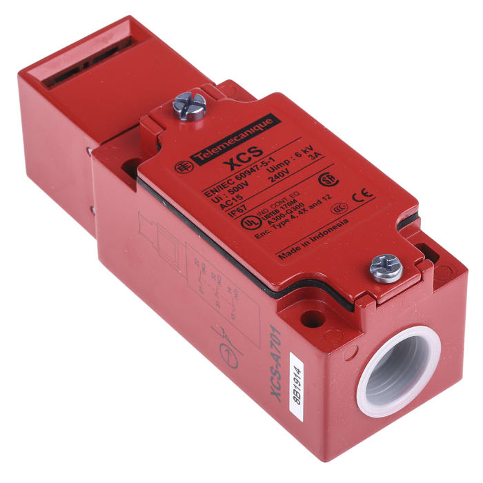 XCSA701 Telemecanique Sensors | Interruptor de Bloqueo de Seguridad ...