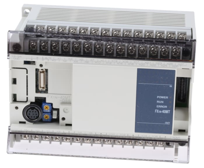 FX1N-40MT-DSS Mitsubishi | Mitsubishi FX1N PLC CPU - 24 (Digital) Inputs, 16 (Transistor ...