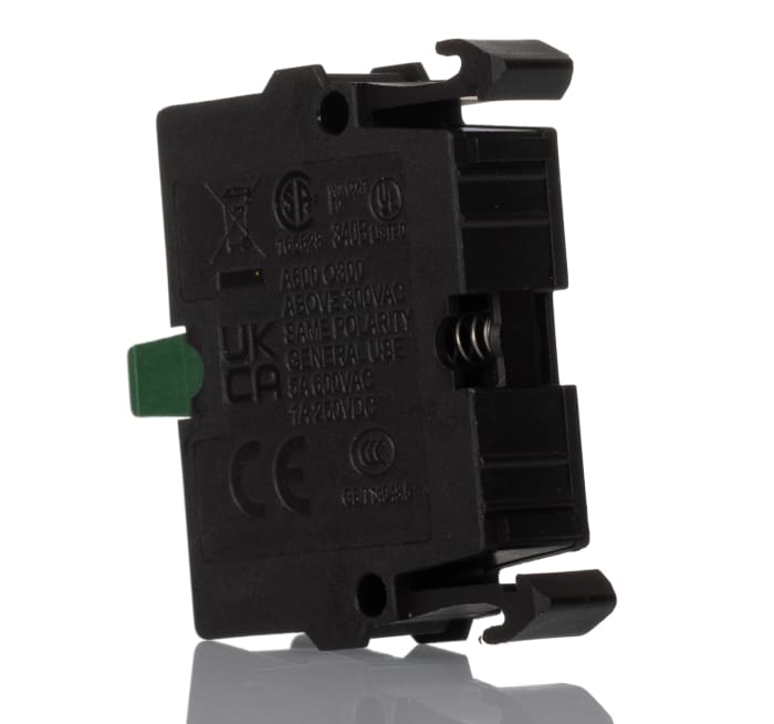 216380 M22-KC10 Eaton | Eaton M22 Series Contact Block for Use with RMQ Titan Series, 500V, 1 NO ...