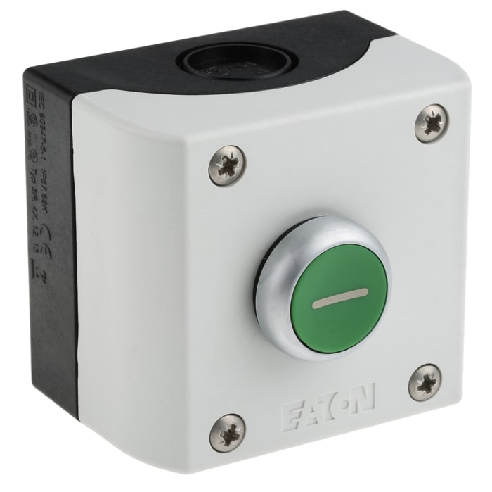 216522 M22-D-G-X1/KC11/I Eaton | Eaton Momentary Enclosed Push Button ...