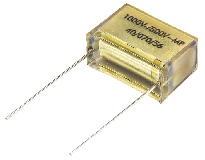 PME261JC6100KR30 KEMET | KEMET PME261 Paper Capacitor, 500 V ac, 1000V ...