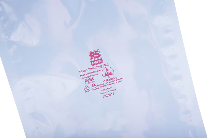 RS PRO | RS PRO Static Shielding Bag 152mm(W)x 203mm(L) | 431-9544 | RS