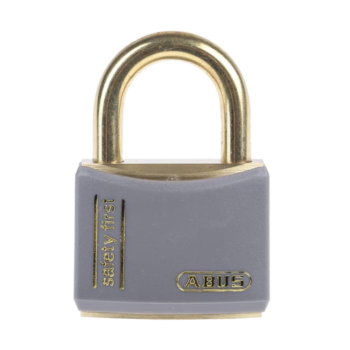 XR0084T40KA5 ABUS | ABUS Key Weatherproof Brass Safety Padlock, Keyed ...