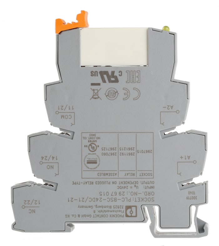 2967060 Phoenix Contact | Phoenix Contact PLC-RSC- 24DC/21-21 Series ...