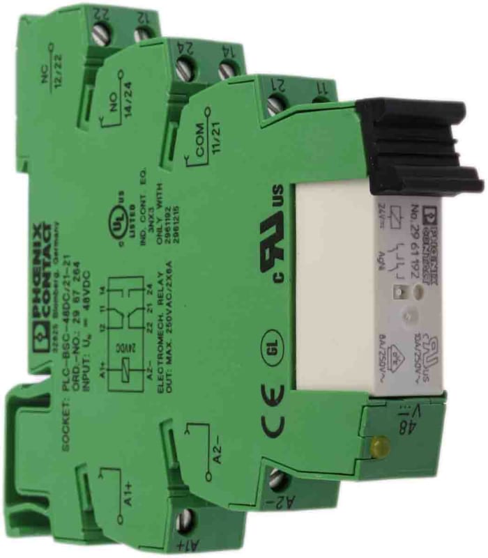 2967248 Phoenix Contact | Phoenix Contact PLC-RSC- 48DC/21-21 Series ...