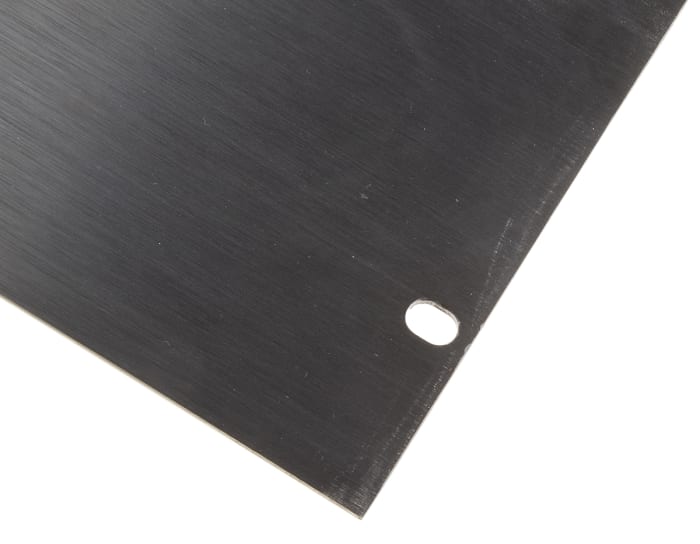 RS PRO | RS PRO Black Aluminium Front Panel, 6U, 482.6 x 310.4mm | 439 ...