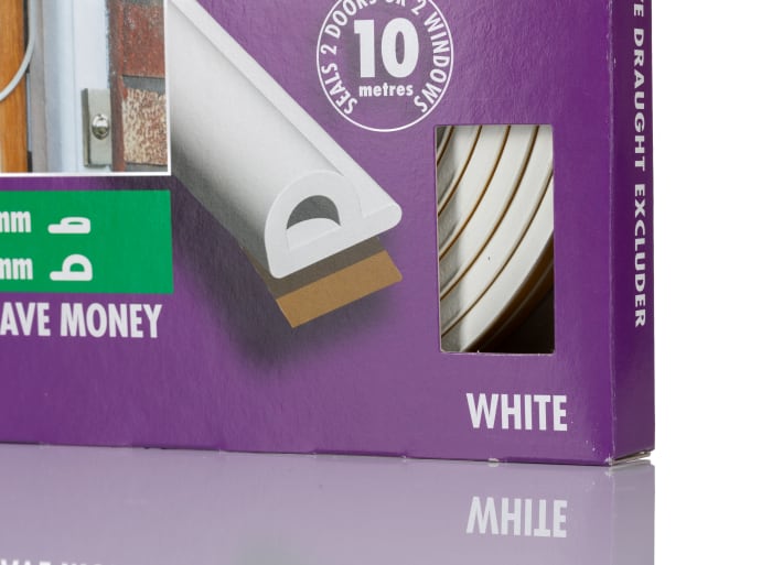 RS PRO | RS PRO White EPDM Edging Strip, 10m | 444-2571 | RS