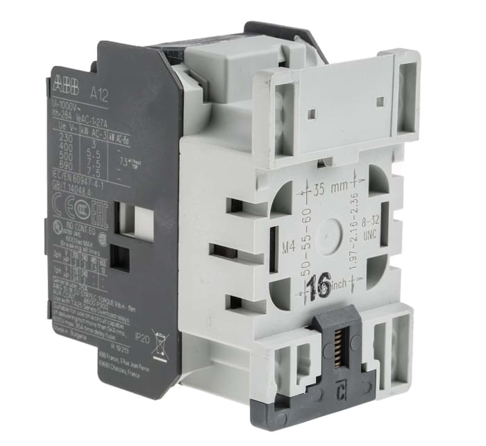 1SBL161001R8110 ABB | Contactor ABB A12 A Line de 3 polos, 3 NA, 27 A ...