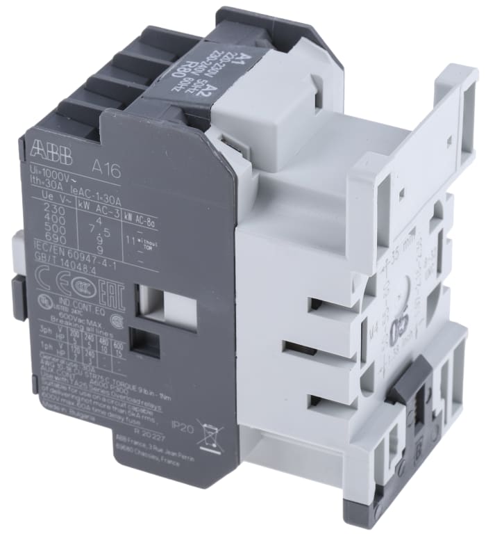 1SBL181001R8001 - A16-30-01 220V ABB | ABB A16-30-01 A Line Contactor ...