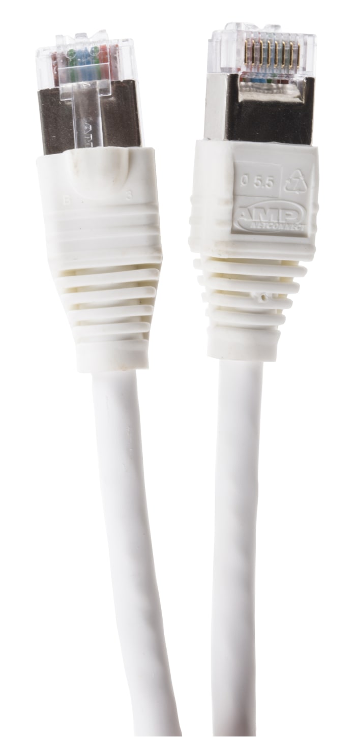 851-16321 RJ45SPC6-05.0M/WH (5.0) HellermannTyton Connectivity | HellermannTyton Beyaz, 5m Cat6 ...