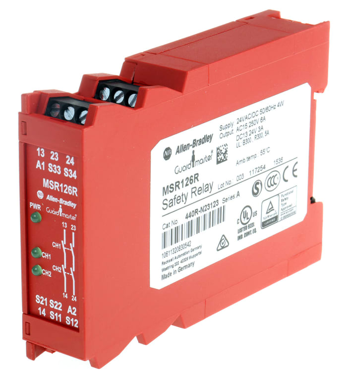 440R-N23123 Allen Bradley | Allen Bradley 440R / MSR126R Safety Relay ...
