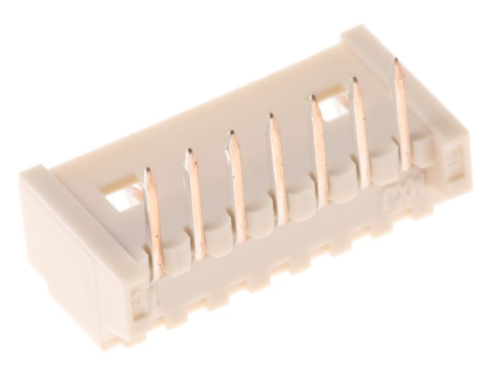 53048-0710 Molex | Molex PicoBlade Series Right Angle Through Hole PCB Header, 7 Contact(s), 1 ...