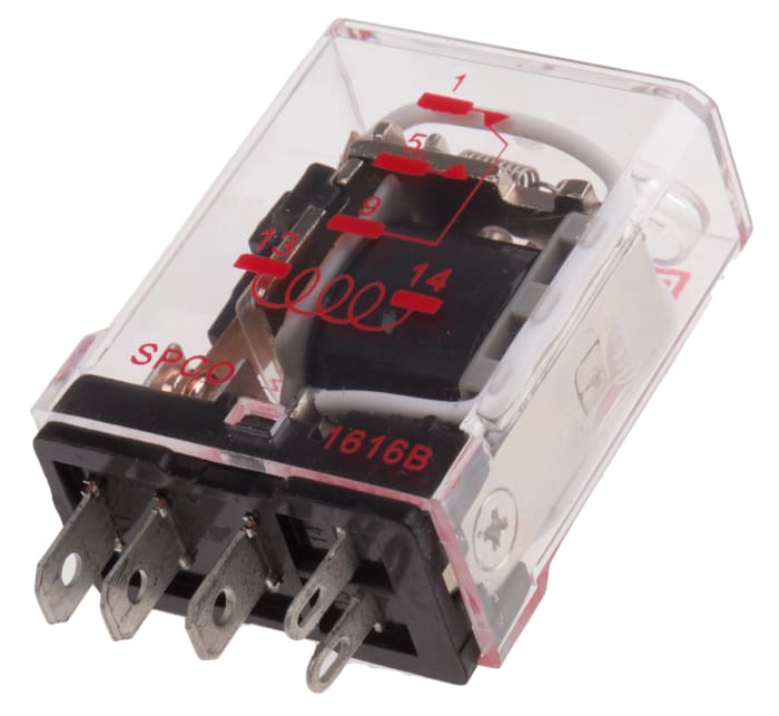 RS PRO | RS PRO PCB Mount Power Relay, 110V ac Coil, 15A Switching ...
