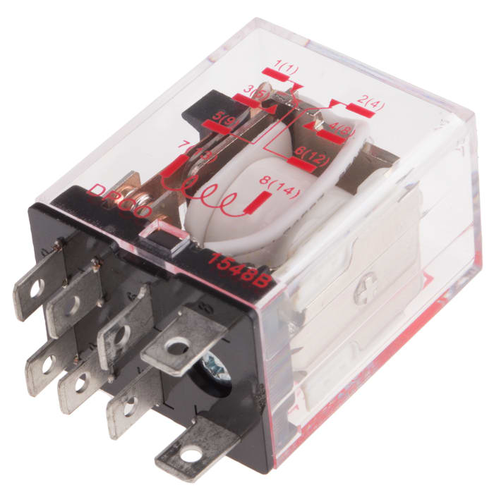 RS PRO | RS PRO Plug In Power Relay, 24V ac Coil, 10A Switching Current ...