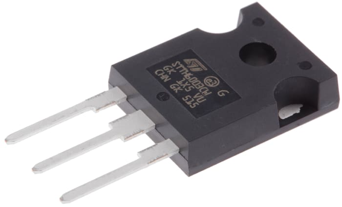 STTH6003CW STMicroelectronics | STMicroelectronics 300V 60A, Dual ...