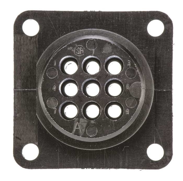 211769-1 TE Connectivity | TE Connectivity Circular Connector, 9 Contacts, Panel Mount, Socket ...