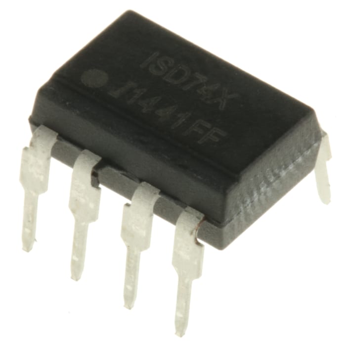 ISD74X Isocom | Isocom, ISD74X DC Input Phototransistor Output Dual Optocoupler, Through Hole, 8 ...