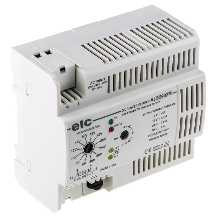ALE2902M ELC | ELC ALE Switched Mode DIN Rail Power Supply, 230V ac ac ...