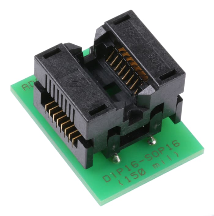 ADA-SOIC16-150 Seeit | Seeit Test & Burn-in Socket, 16 Pin DIP to 16 ...