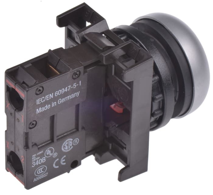 78639212 M22-DL-R+M22-A+M22-LED230-R Eaton | Eaton RMQ Titan Series Red Illuminated Momentary ...