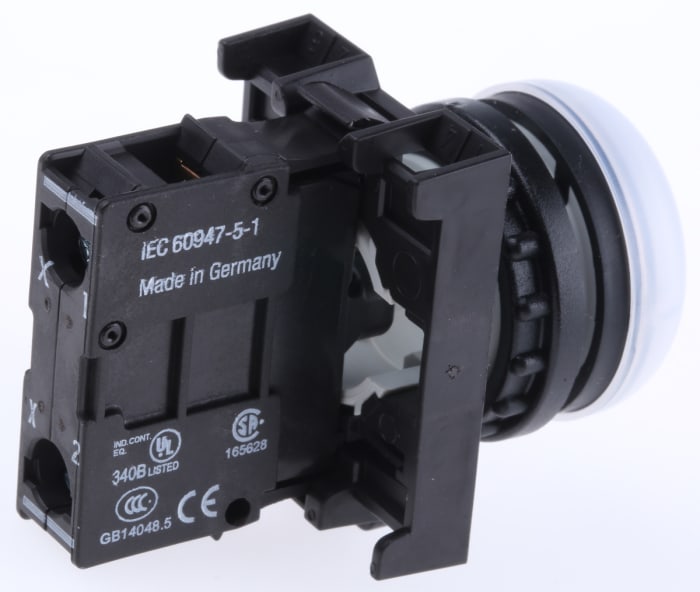 78639220 M22-L-W+M22-A+M22-LED-W Eaton | Eaton, White LED Pilot Light, 22mm Cutout, IP69K, Round ...