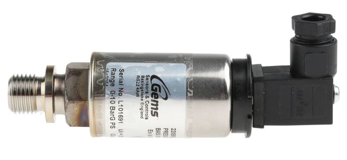 22ISBGB1000ABUA001 Gems Sensors | Gems Sensors Pressure Sensor, 0bar Min, 10bar Max, Analogue ...