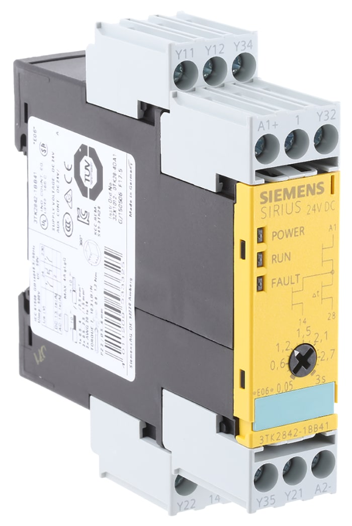 3SK1122-1CB41 Siemens | Siemens SIRIUS 3SK1 Safety Relay 24V dc, Single ...
