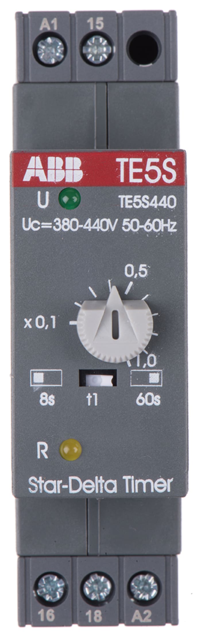 1SBN020010R1004 TE5S-440 ABB | ABB Timer Relay, 380 → 440V ac 0.8 → 60s ...