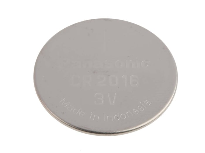 CR-2016/BN Panasonic | Panasonic CR2016 Button Battery, 3V, 20mm ...