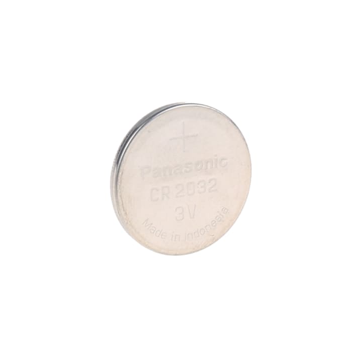 CR-2032/BN Panasonic | Panasonic CR2032 Button Battery, 3V, 20mm Diameter | 457-4757 | RS