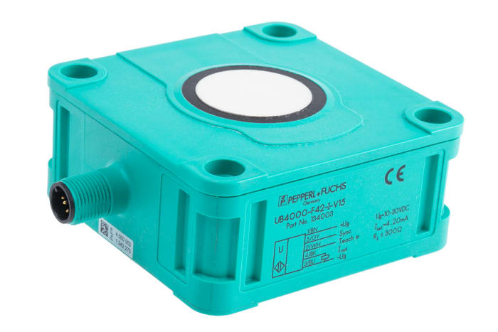 UB4000-F42-I-V15 Pepperl + Fuchs | Pepperl + Fuchs Ultrasonic Block Proximity Sensor, 4 m ...