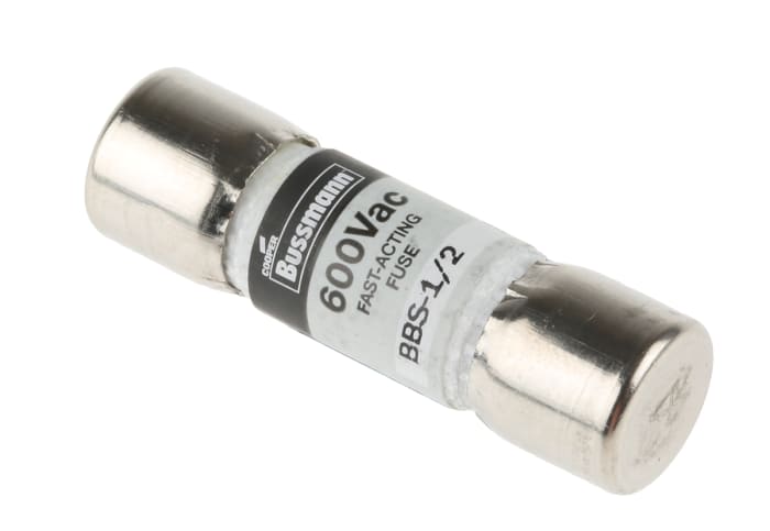 BBS-1/2 Eaton | Eaton 500mA F Fibreglass Cartridge Fuse, 10 x 35mm ...