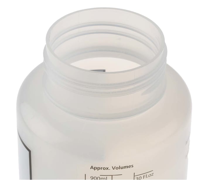 RS PRO | RS PRO 1L PP Wide Neck Storage Bottle | 461-0342 | RS